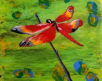 Dragonfly Artwork - Etsy