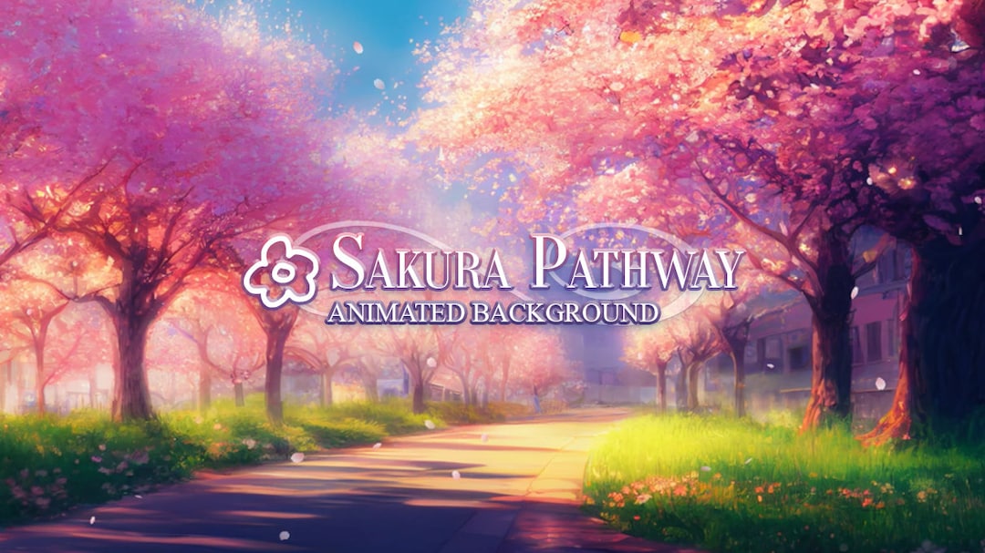 Sakura Pathway Animated Vtuber // Visual Novel Hintergrund - Etsy.de