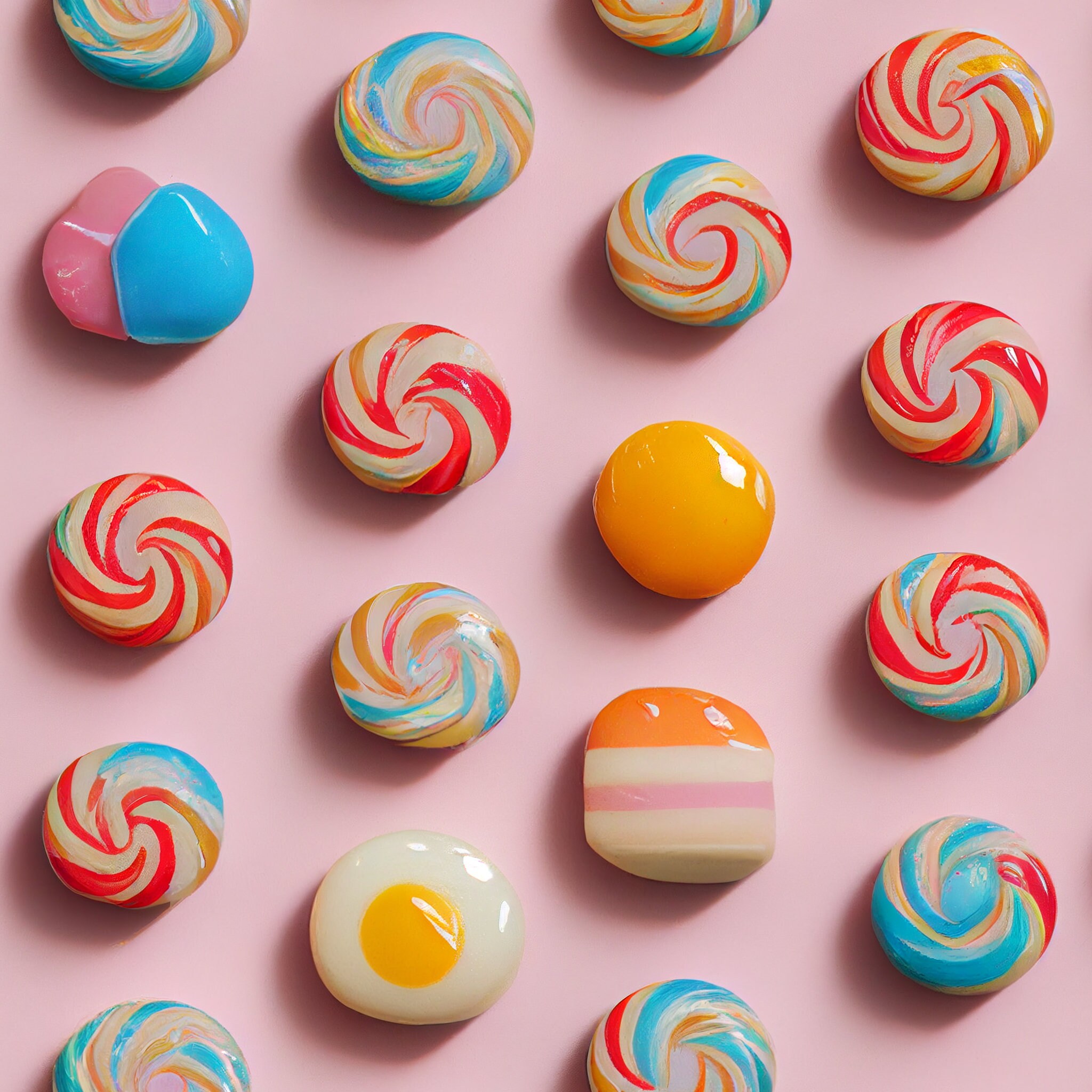 Candy Far // Seamless Repeat Pattern - Etsy