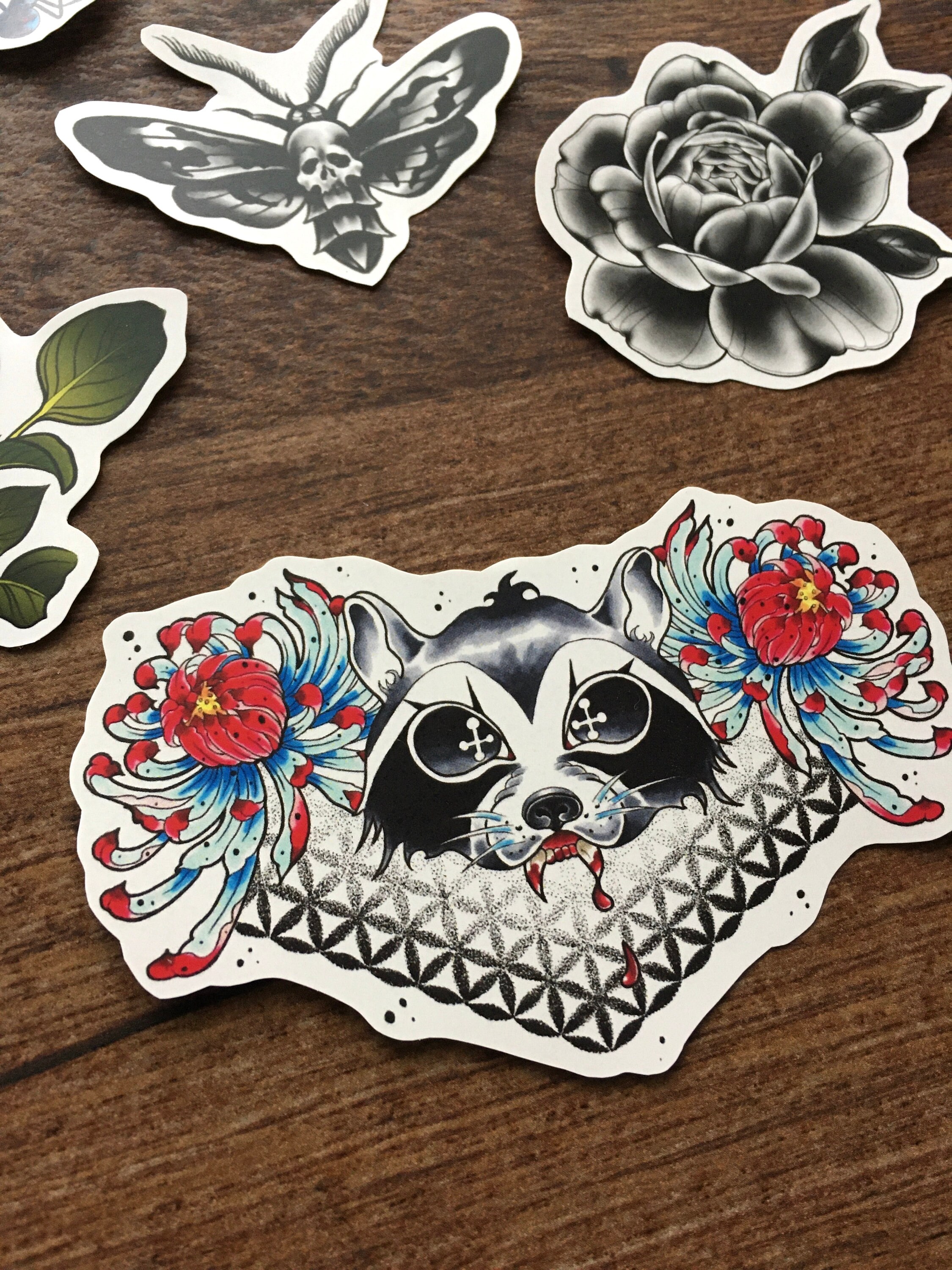 Ultimate Sticker Pack. Laptop Stickers. Colorful Floral, Animal, Rose ...