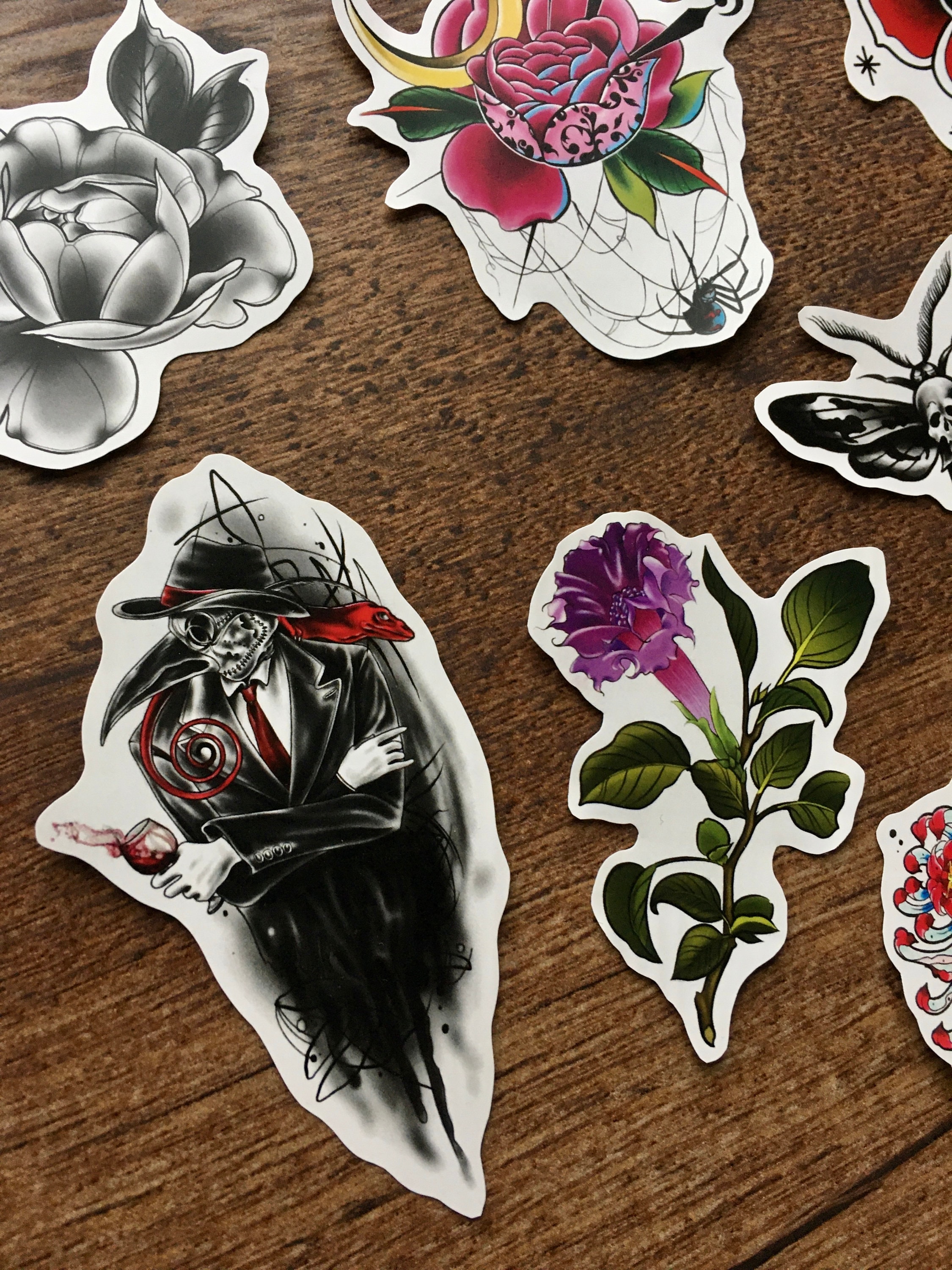 Ultimate Sticker Pack. Laptop Stickers. Colorful Floral, Animal, Rose ...