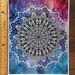 Cosmic Mandala Tattoo Art Print Colorful Space Modern Wall Decor Unique ...