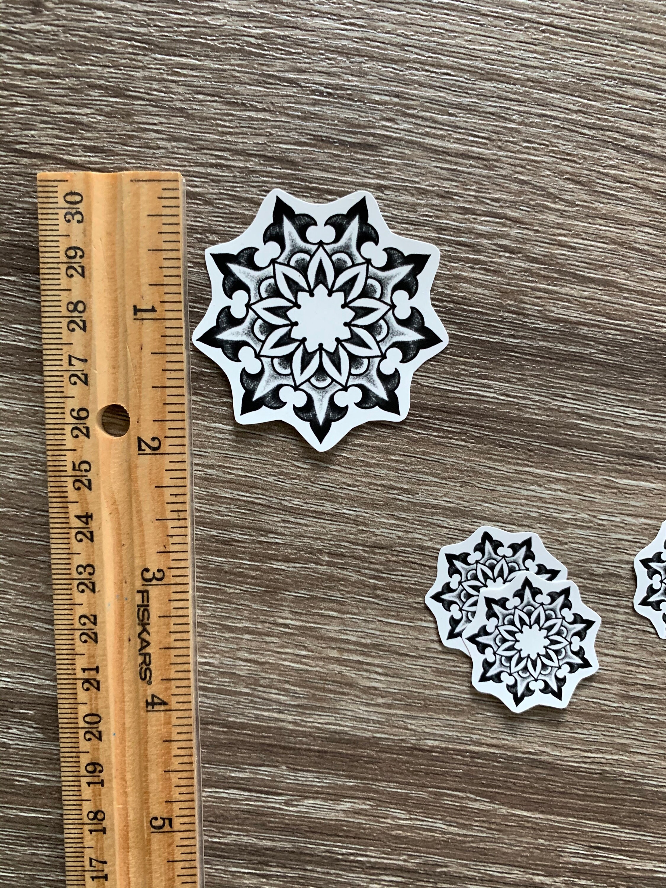 Geometric Mandala Sticker | Tattoo Art Stickers | Waterproof Outdoor ...