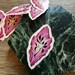 Magical Pink Crystal Sticker | Mystic Gem With Black Plant | Floral ...