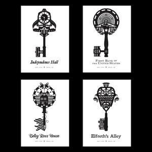 Philadelphia "keys to the City" - 5x7 Prints - Old City Collection (all ...
