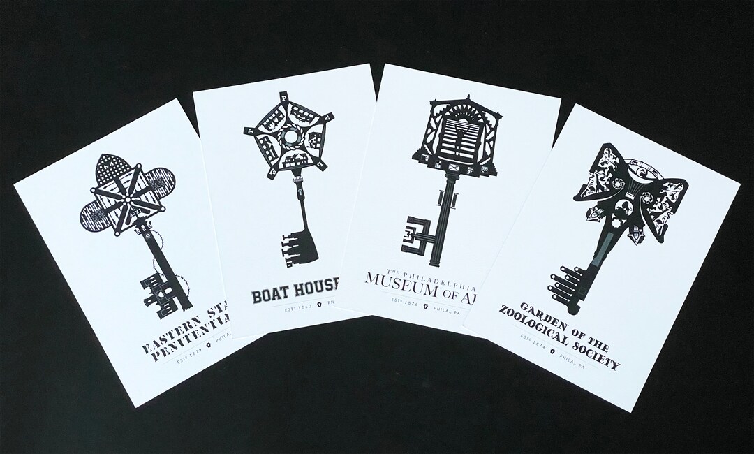 Philadelphia "keys to the City" - 5x7 Prints - Fairmount Collection ...