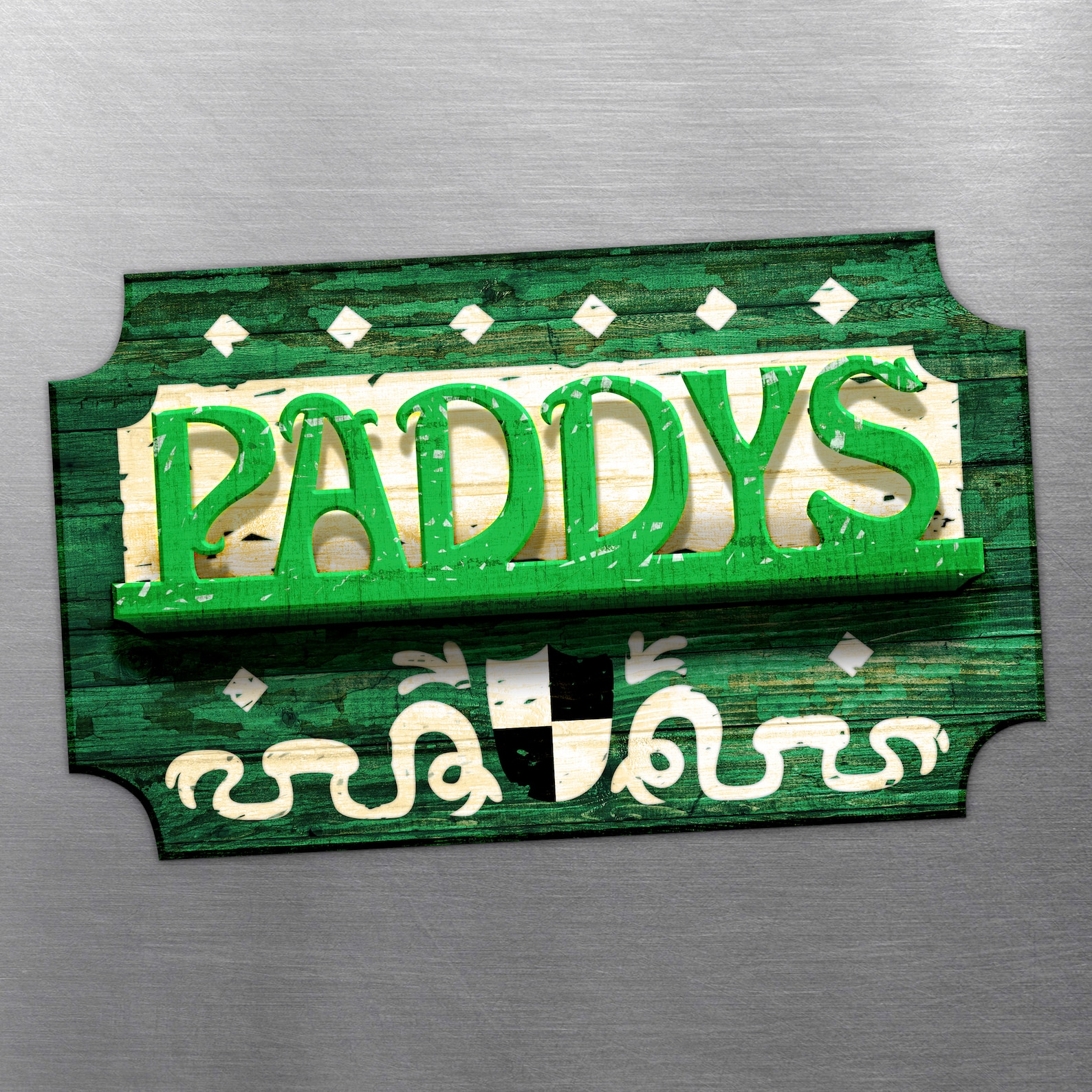 Paddy's Pub Sign MAGNET 4x2.5 | Etsy