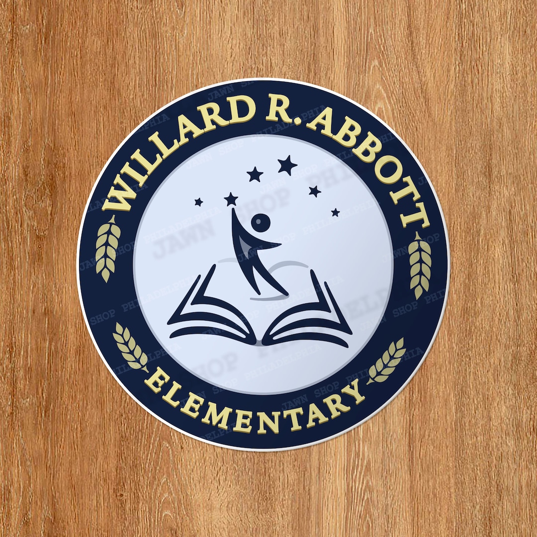 2.5x2.5 STICKER 'abbott Elementary' School Crest Logo - Etsy