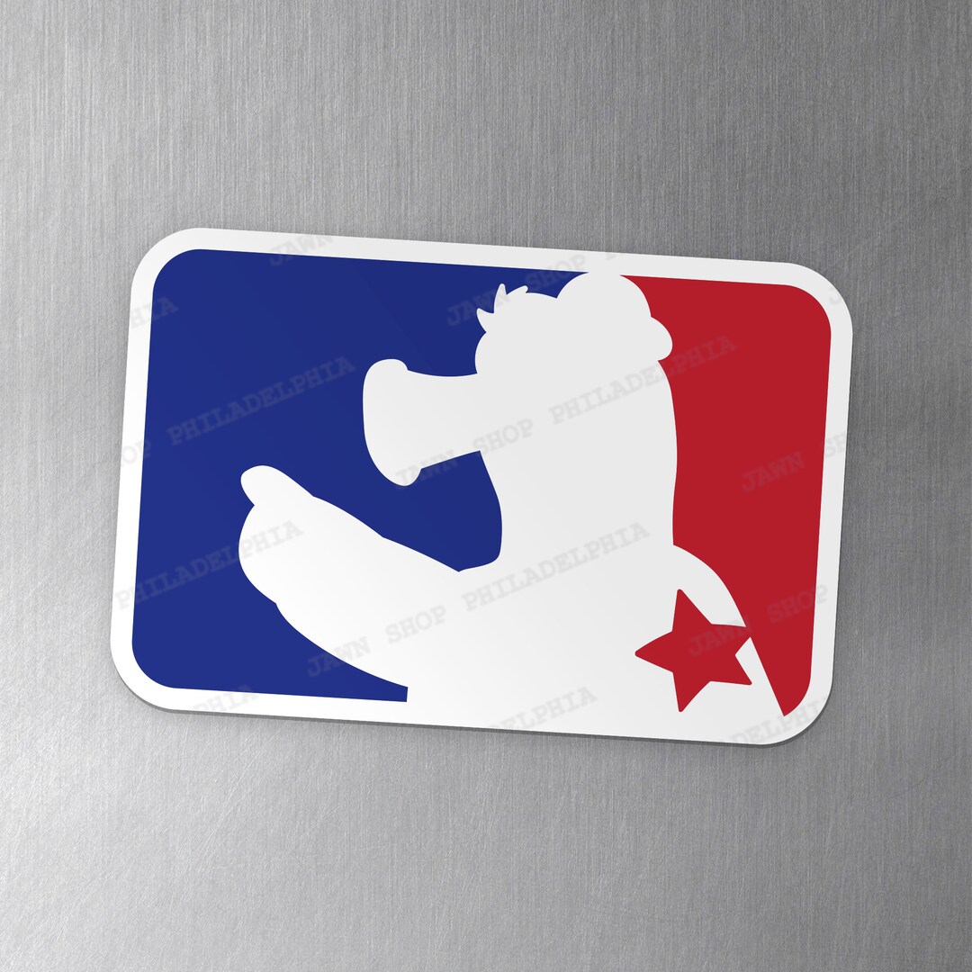 Philly Mascot MLB Logo 3x2 MAGNET - Etsy