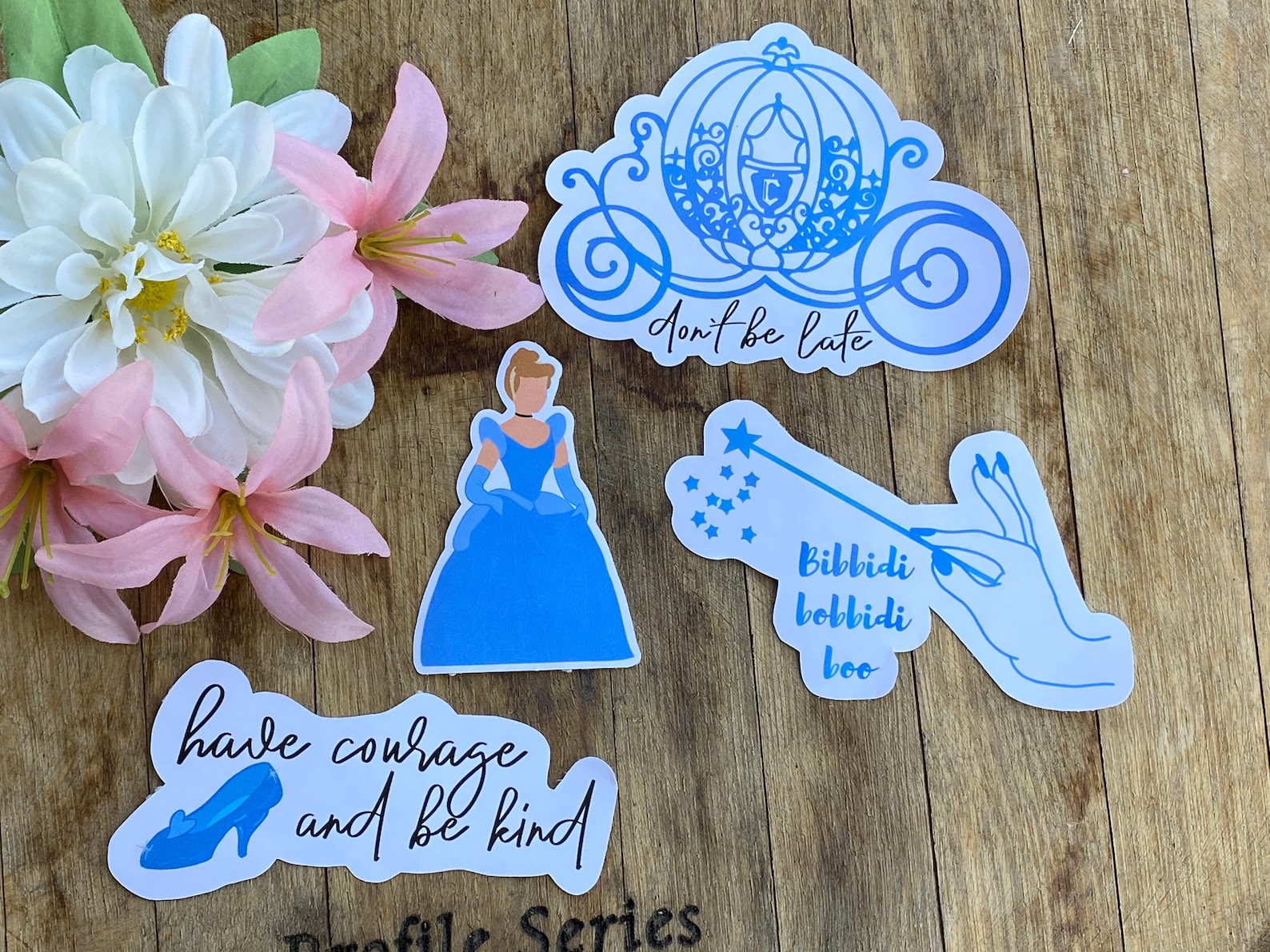 Cinderella inspired sticker set Disney stickers - Etsy Italia