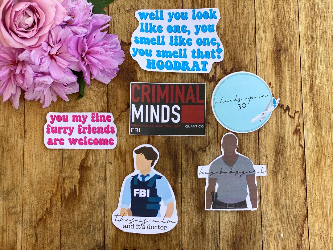 Criminal Minds Sticker Set - Etsy