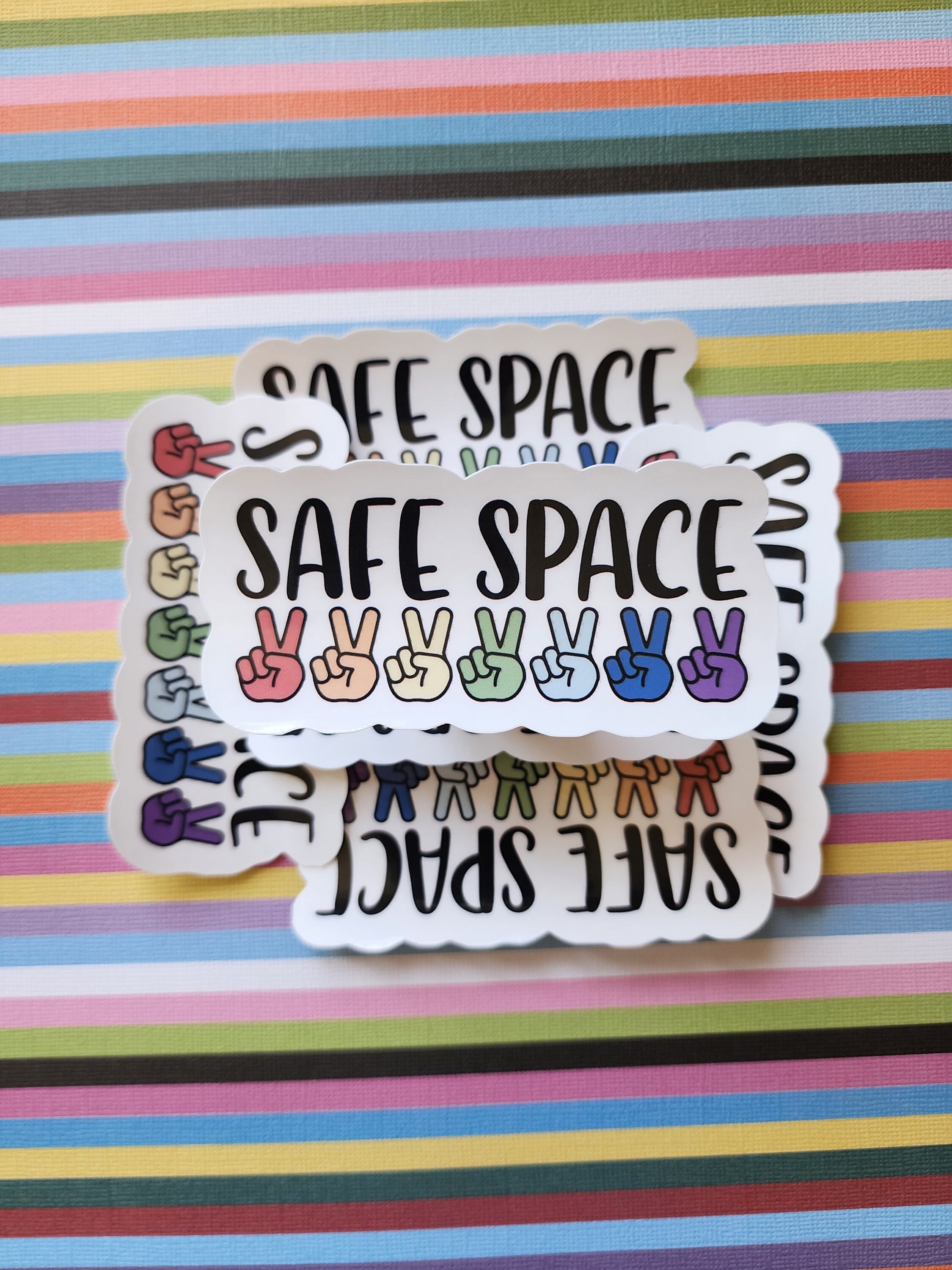 Safe Space Vinyl Sticker - Etsy
