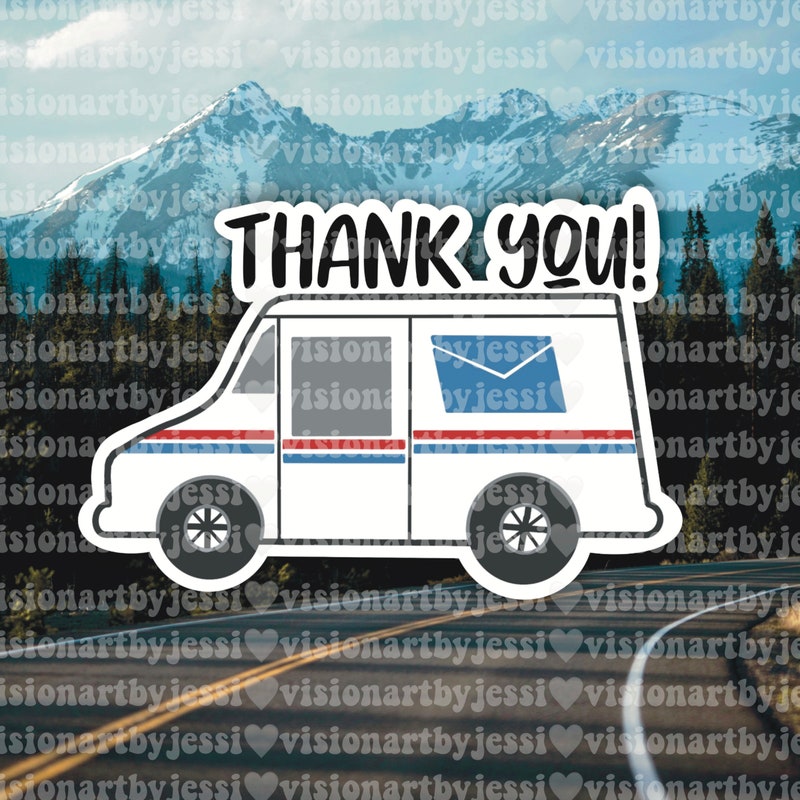 Mail Carrier Decal - Etsy