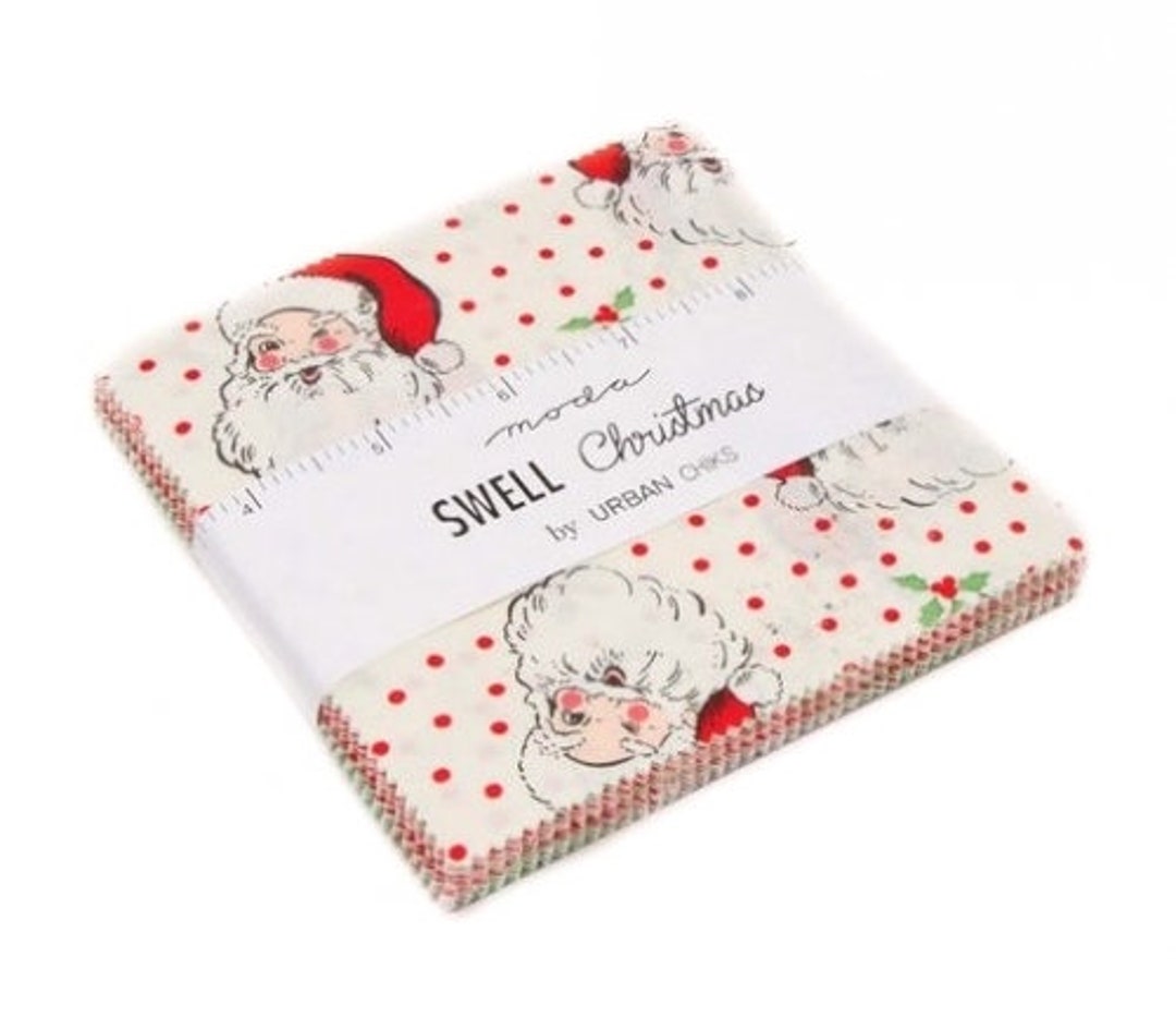 Swell Christmas Charm Pack Urban Chiks - Rare - Out of Print - Moda ...