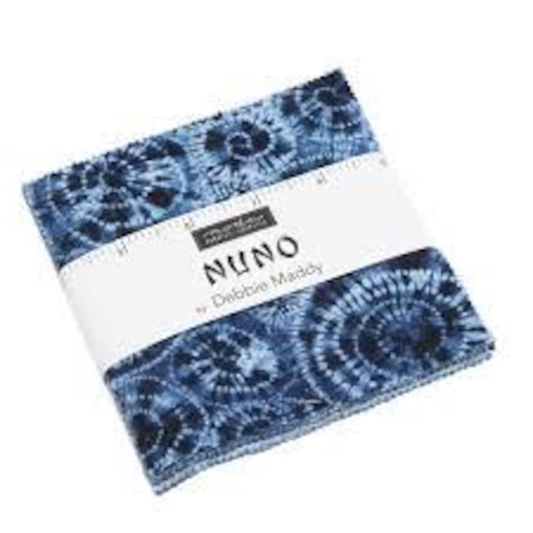 Nuno Charm Pack Indigo Blue Dyed Debbie Maddy - Moda 48040PP - Etsy