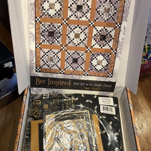 Bee Inspired Quilt Kit 66x66" Deb Strain - MODA - Out of Print - 100% ...