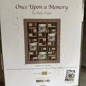 Once Upon A Memory Quilt Kit Holly Taylor Moda Boxed Kit RARE Cotton ...