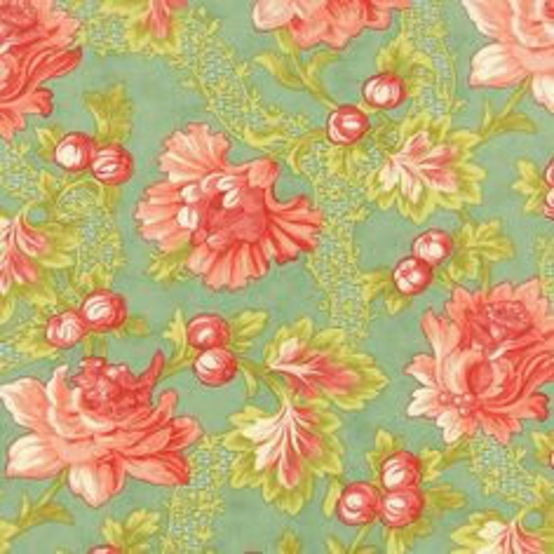 Somerset Continuous 1/2 Yard Rain Washed 20230 Fig Tree & Co Moda OUT ...