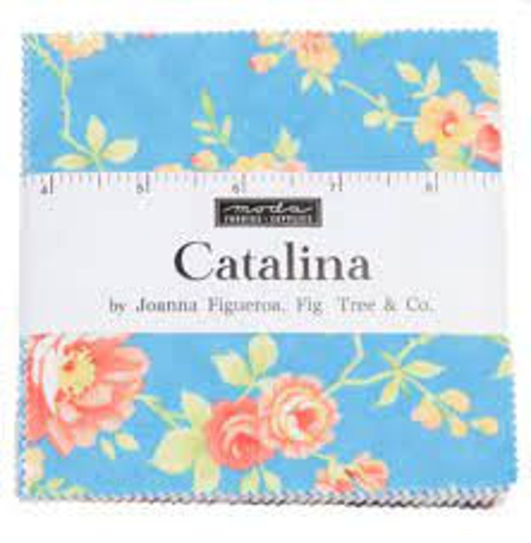 Catalina Charm Pack Fabric by Joanna Figueroa Fig Tree for Moda Fabric ...
