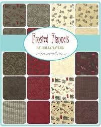 Frosted Flannel Layer Cake Holly Taylor - Moda - Out of Print - FLANNEL ...