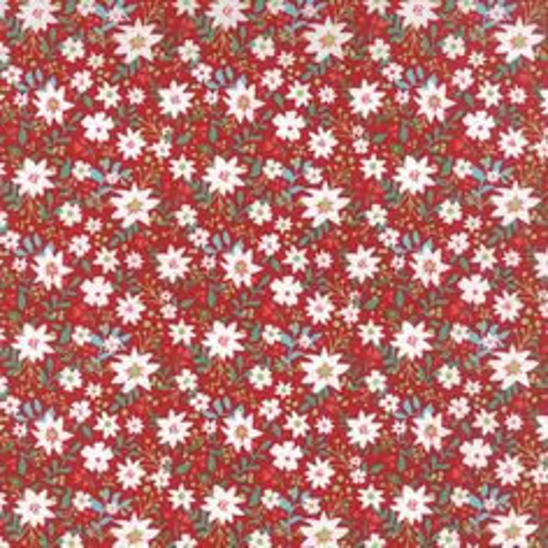 Juniper Berry Continuous HALF YARD Basic Grey Christmas Fabric Moda Out ...