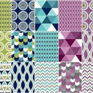 Kinetic Charm Pack Another Point of View for Windham Fabrics 42 Five Inch Squares OUT OF PRINT ...