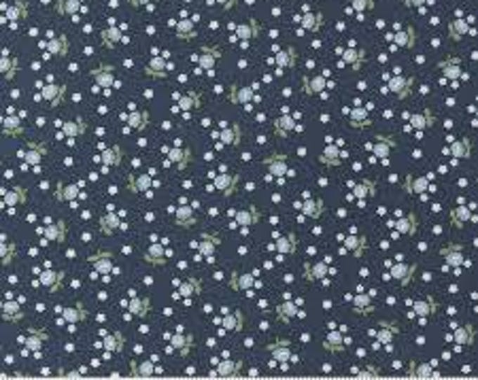 Nantucket Summer 1/2 Yard Navy Small Floral Camille Roskelley - Moda ...