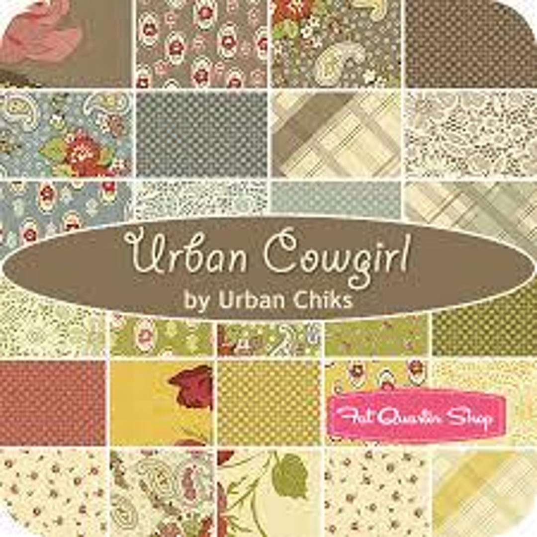 Urban Cowgirl by Urban Chiks Jelly Roll Cotton Fabric for Moda VINTAGE ...