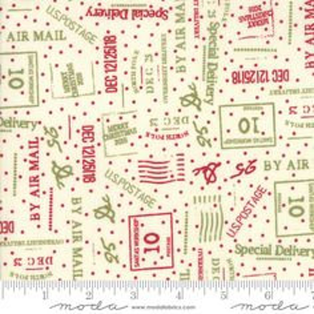 Overnight Delivery 1/2 Yard Multi - Sweetwater - Moda - OUT OF PRINT ...