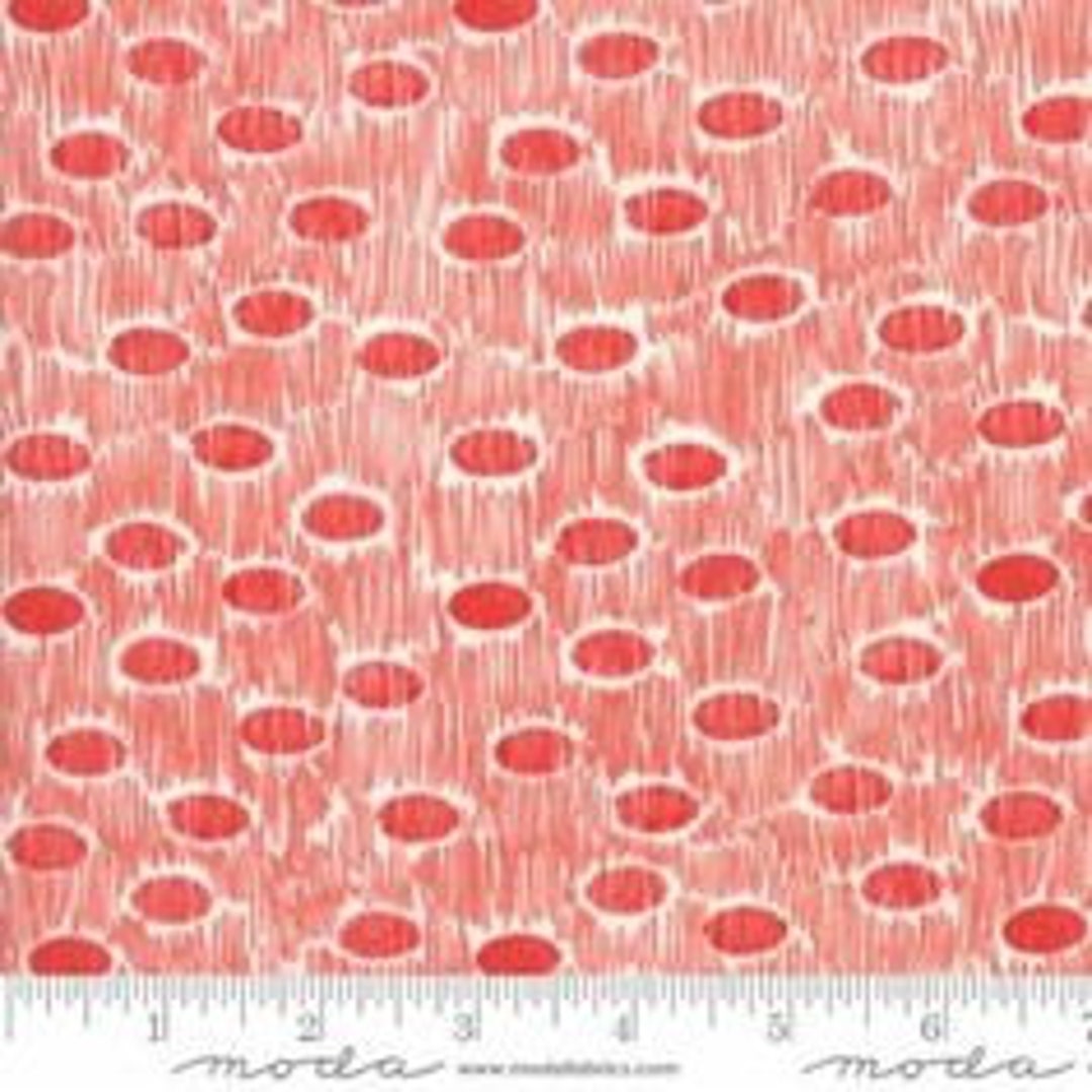 Poppy Mae Continuous Half Yard Poppy Dots Robin Pickens VHTF - Etsy