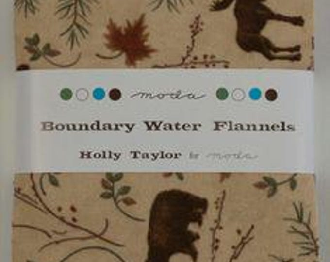Return to Cub Lake FLANNEL Charm Pack Holly Taylor Moda Out of Print - Etsy