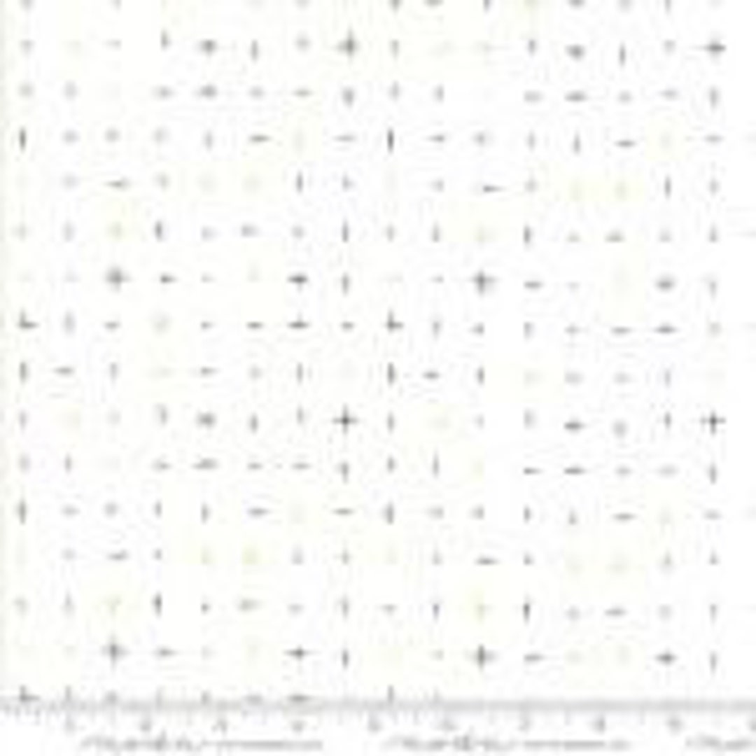 Fragile Zen Chic Continuous HALF YARD Chalk White Check Moda 100% ...