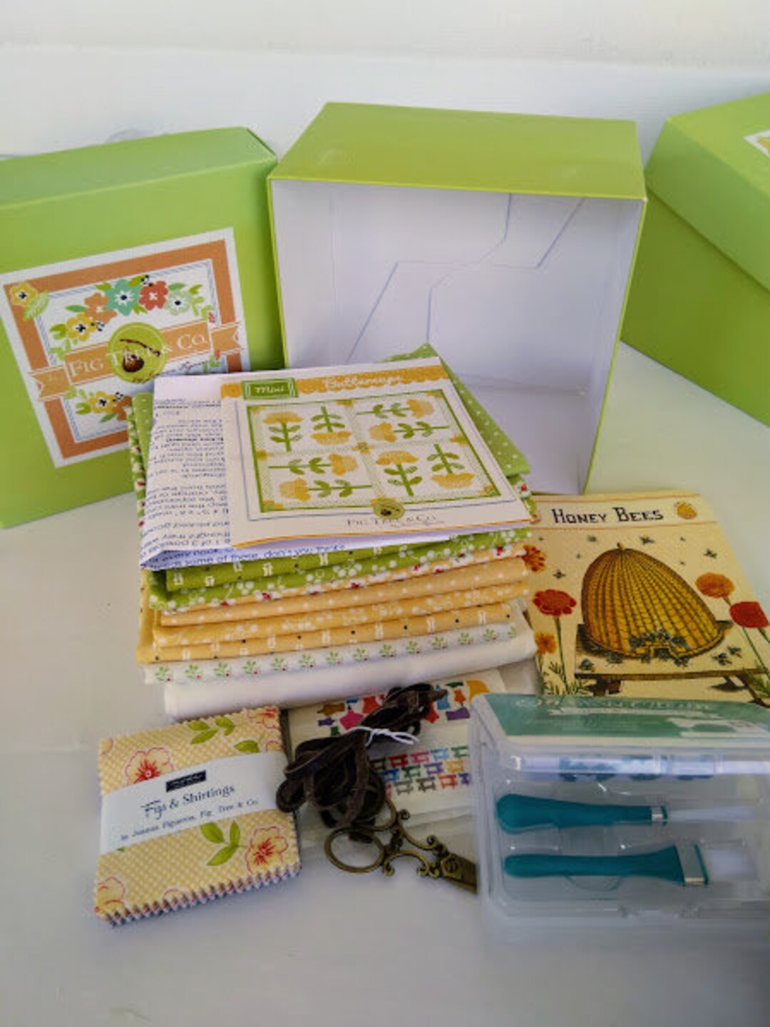 Fig Tree Little Box of Figs Quilt Kit and Extra Items - Etsy