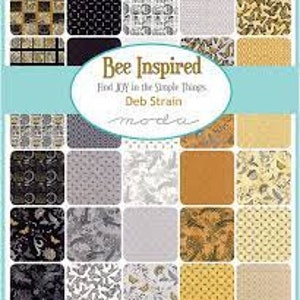 Bee Inspired Quilt Kit 66x66" Deb Strain - MODA - Out of Print - 100% ...
