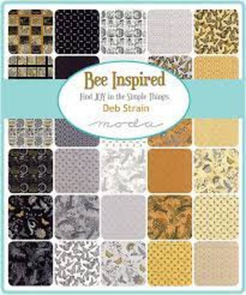 Bee Inspired Quilt Kit 66x66" Deb Strain - MODA - Out of Print - 100% ...
