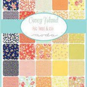 Coney Island 1/2 Yard Fig Tree 20283 17 Moda OUT OF PRINT Cotton Fabric ...