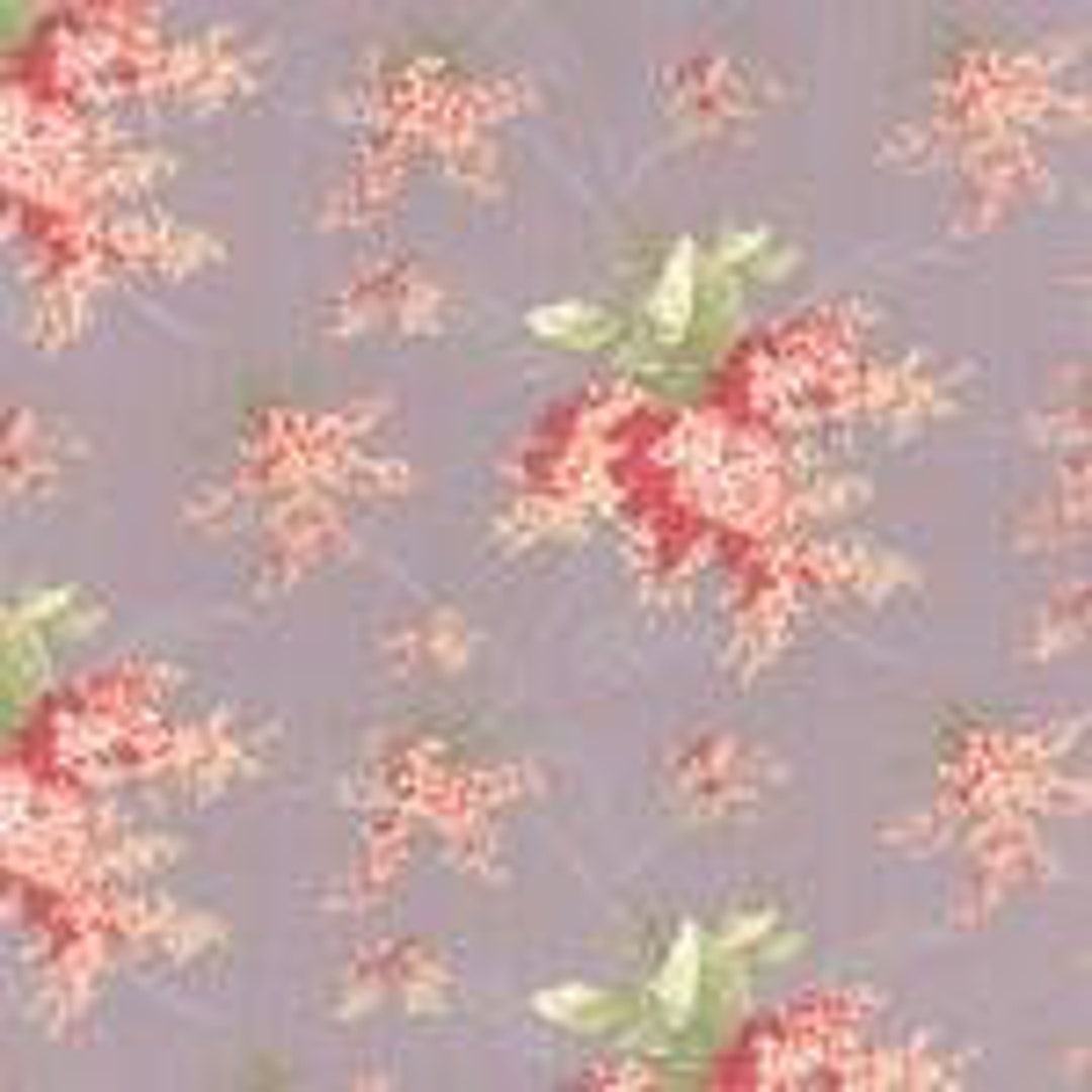 Whitewashed Cottage Continuous 1/2 Yard 44063-13 Heather - 3 Sisters ...