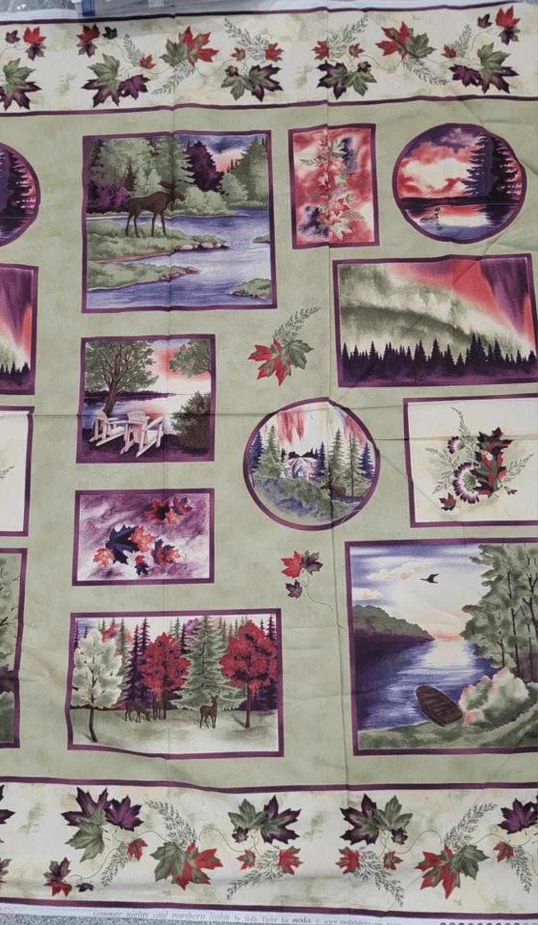 Summer Nights and Northern Lights Panel 24x44" by Holly Taylor for Moda ...