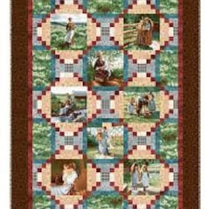 Courting Autumn Quilt Kit With BACKING Maywood Studios Pioneer Spirit ...