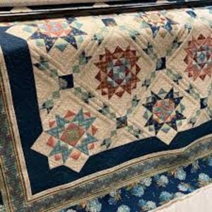 Marcella Block of the Month Complete Quilt Kit Nancy Rink Designs 96x96 ...