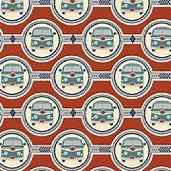 Vw Bus Fabric - Etsy