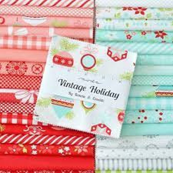 Vintage Holiday Charm Pack Bonnie and Camille Moda - Etsy