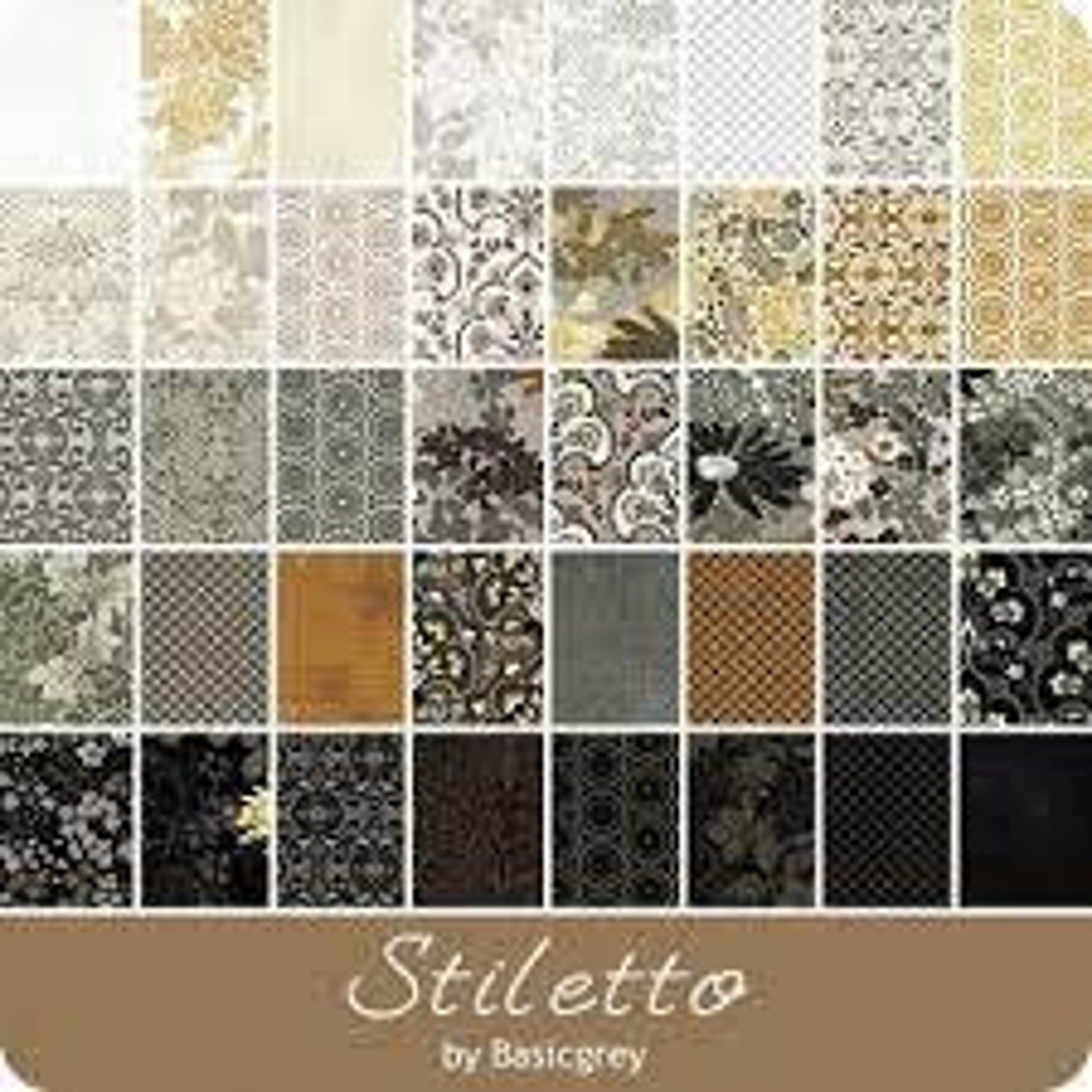 Stiletto Layer Cake Basicgrey Moda 100% Cotton Fabric | Etsy