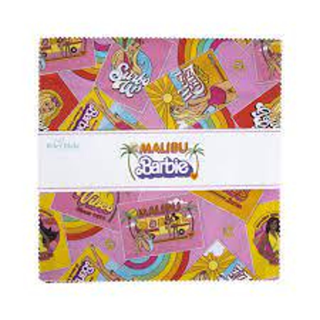 Malibu Barbie Layer Cake Riley Blake 10" Stacker Out of Print Precut ...