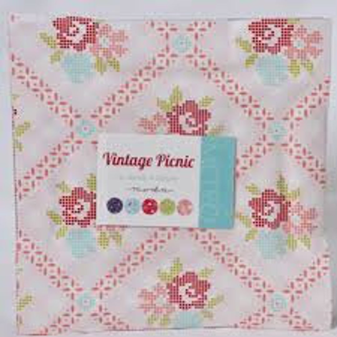 Vintage Picnic Layer Cake Bonnie and Camille - Moda - RETIRED - 100% ...
