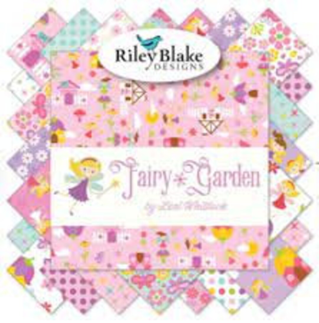 Fairy Garden LAYER CAKE by Lori Whitlock From Riley Blake Fabrics Out ...