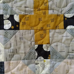 Handmade Quilt Celestial Fabric by Zen Chic for Moda 77x 89 (double Bed Size) - - 100% Cotton ...