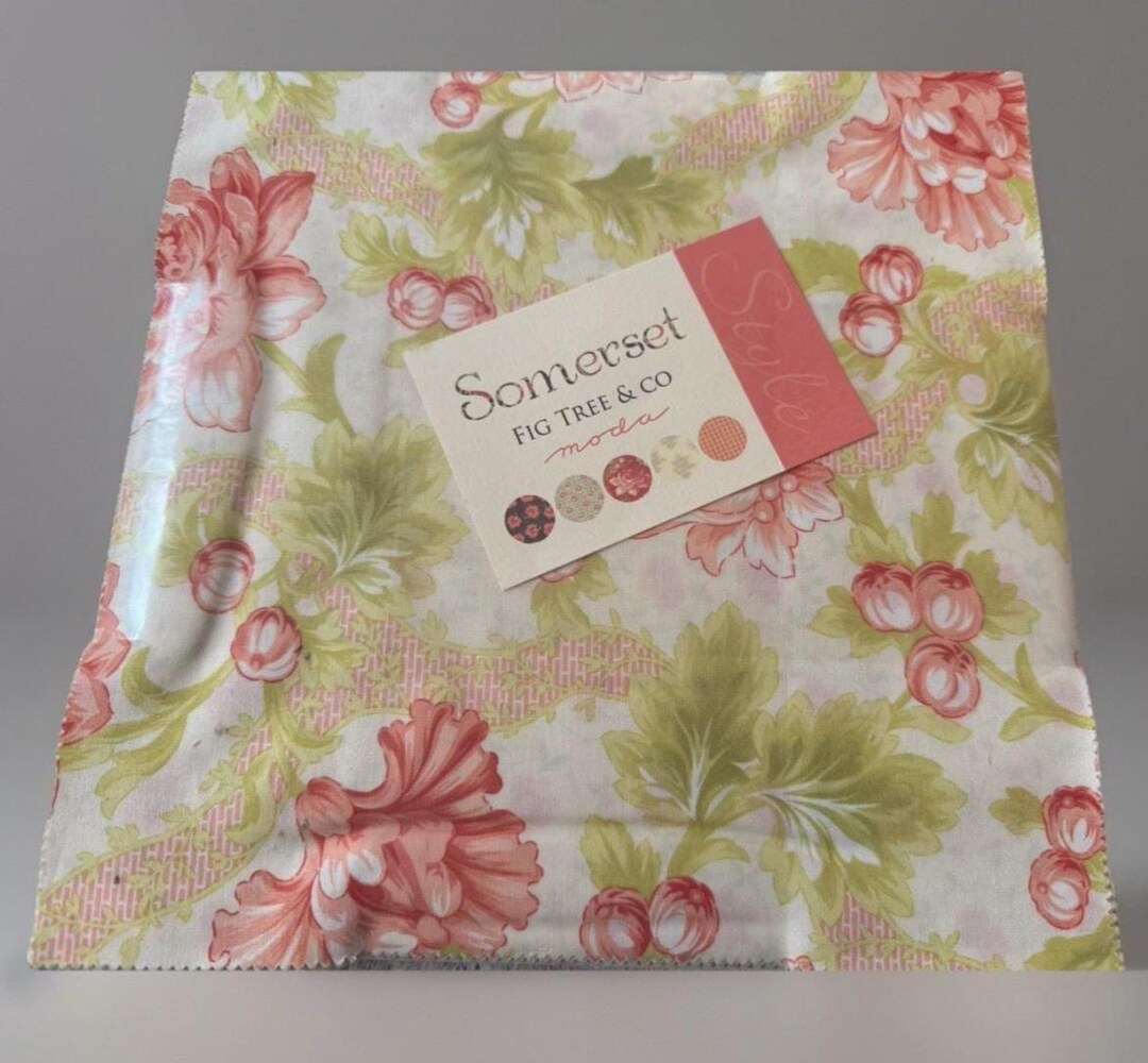 Somerset Layer Cake Fig Tree & Co. - Moda - Out of Print - Precut 100% ...