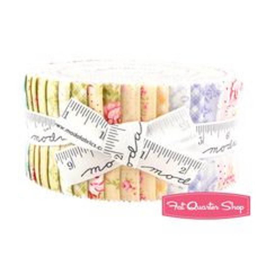 Fluers Jelly Roll Forty 2.5"x44" Strips Brenda Riddle - Moda - Out of ...