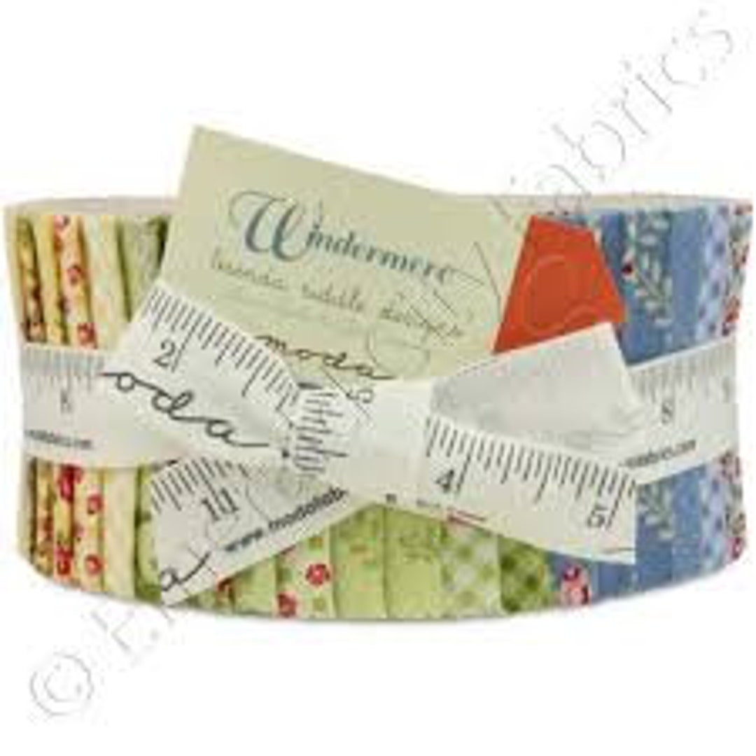Windermere Jelly Roll Brenda Riddle Moda OUT OF PRINT Precut Cotton ...